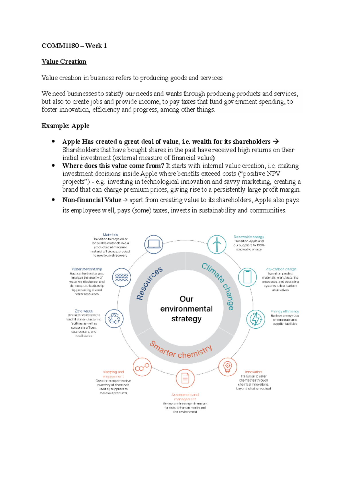 COMM1180 Week 1 - stats - COMM1180 – Week 1 Value Creation Value ...