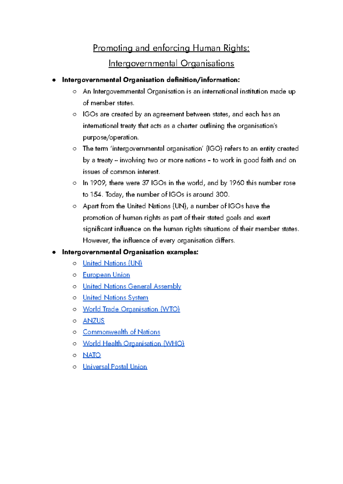 Human rights legal studies - Promoting and enforcing Human Rights ...