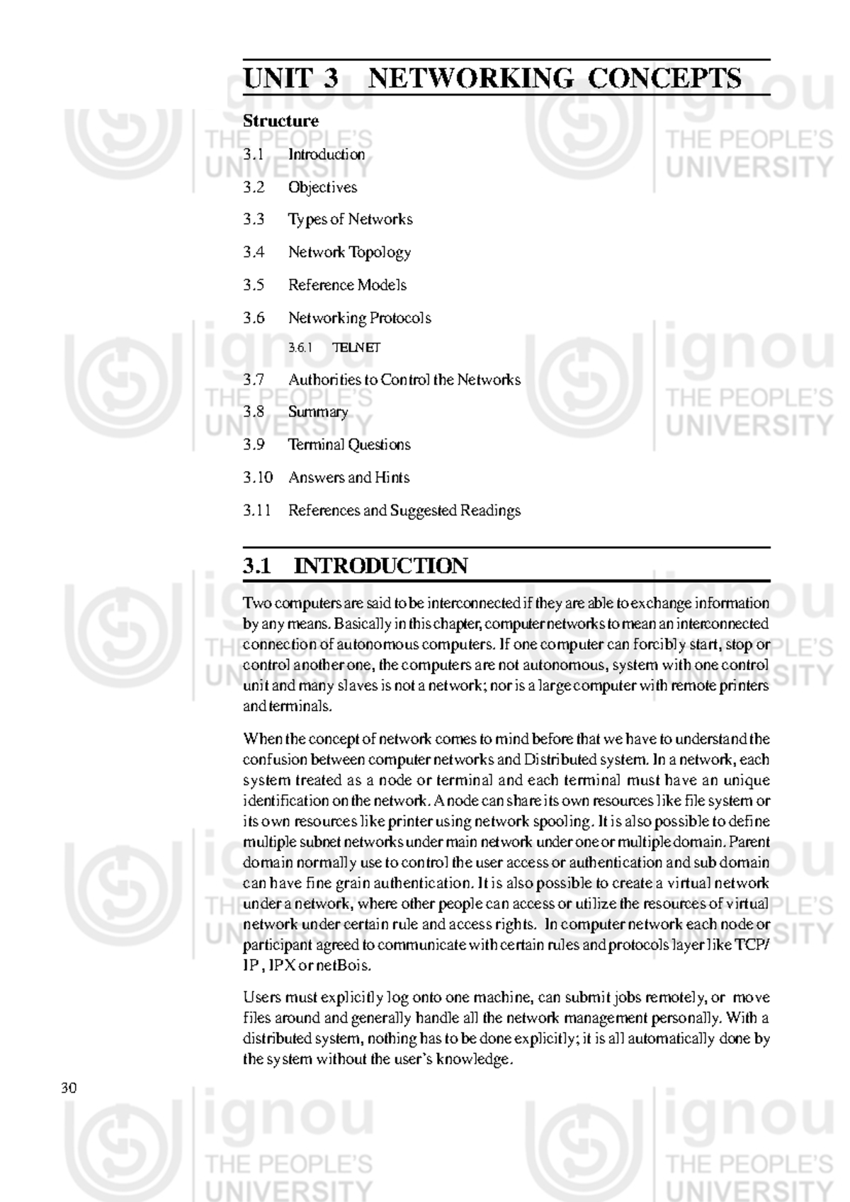 Unit-3 - Notes - Introduction to ICT and Cyberspace UNIT 3 NETWORKING ...
