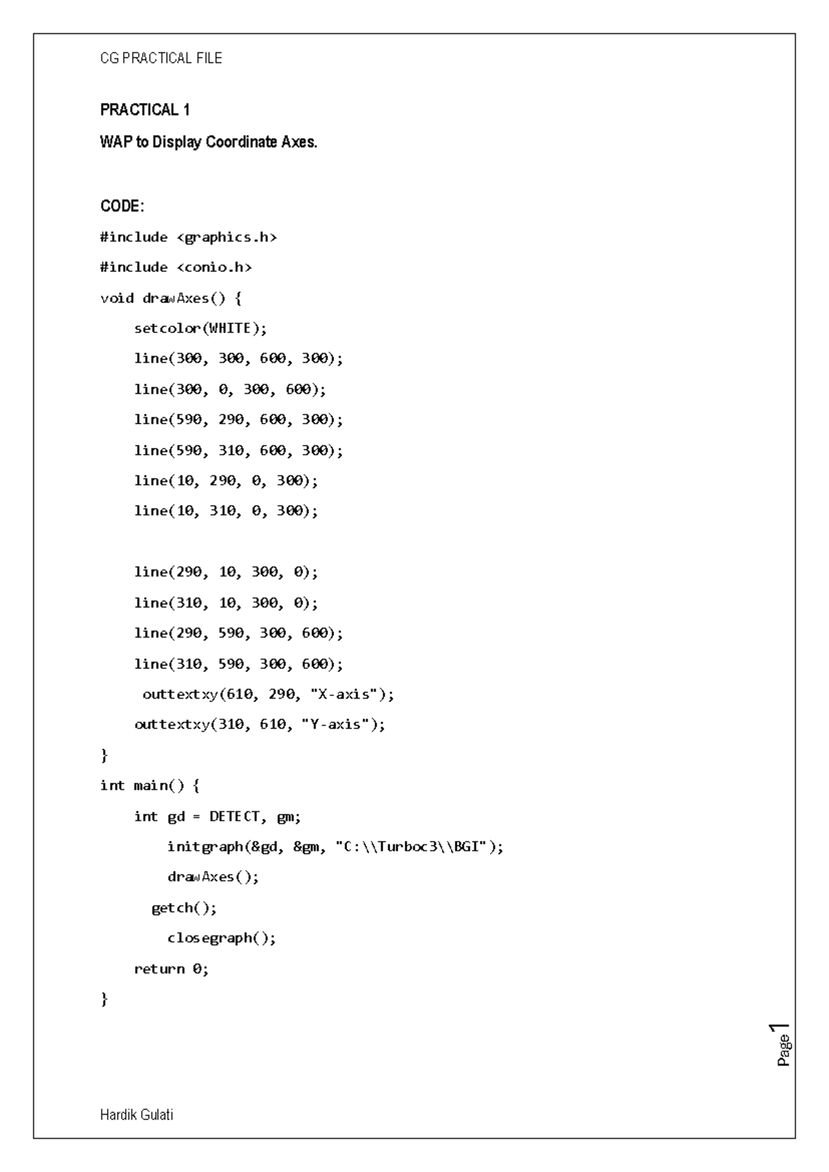 CG FILE Hardik - ML File for 5th semester - Page 1 PRACTICAL 1 WAP to ...