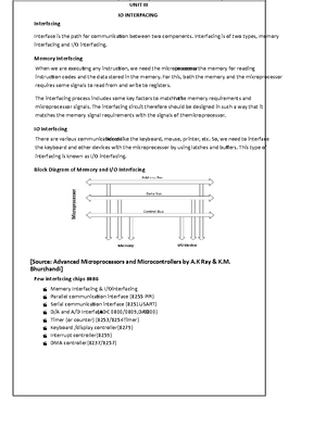 Mpmc Assignment 2 Notes Microprocessors And Micro Controllers Studocu
