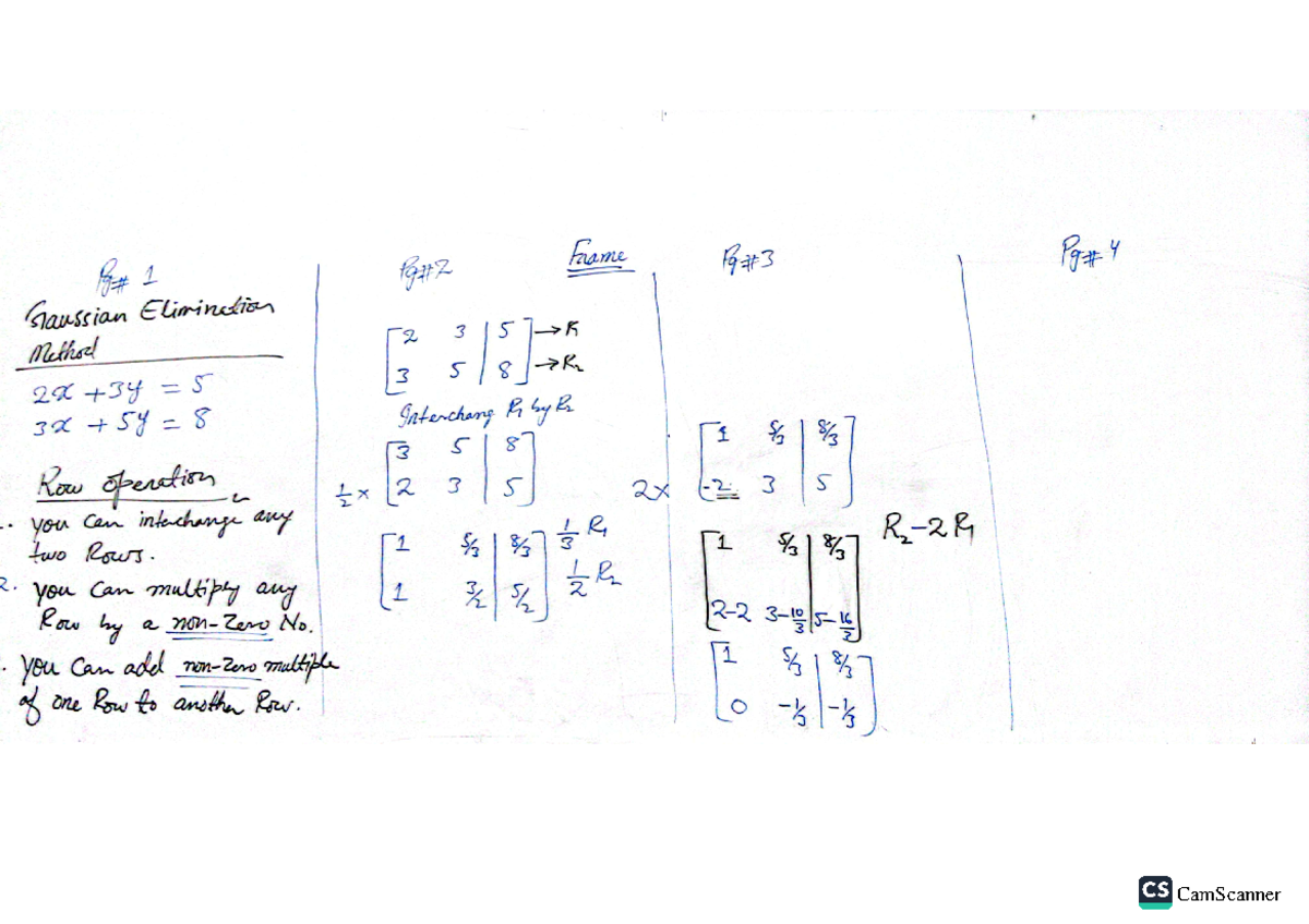 Math (Matrix) 21april - Basic Mathematics - Studocu