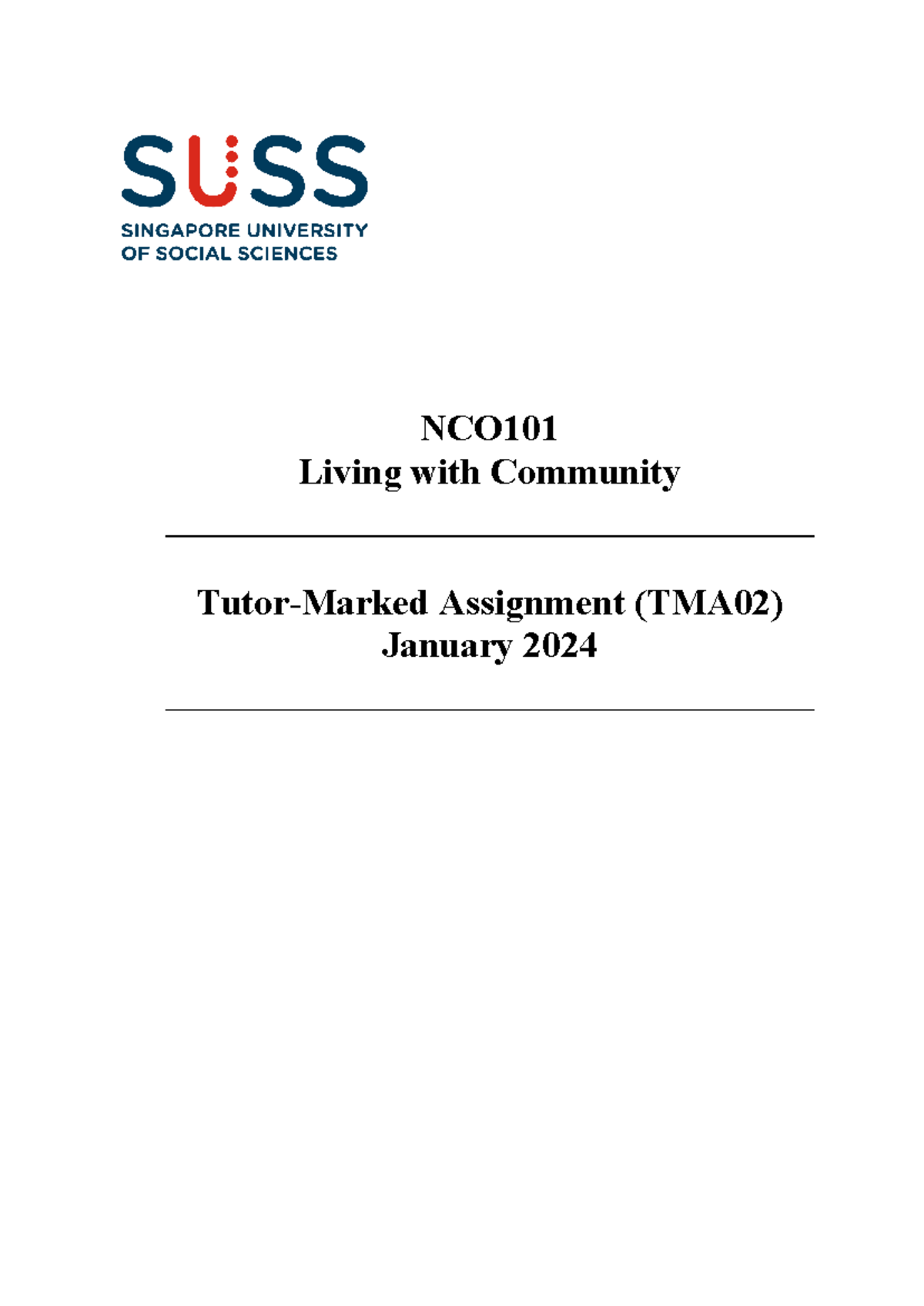 TMA02 - NCO101 Jan24 - NCO Living with Community Tutor-Marked ...