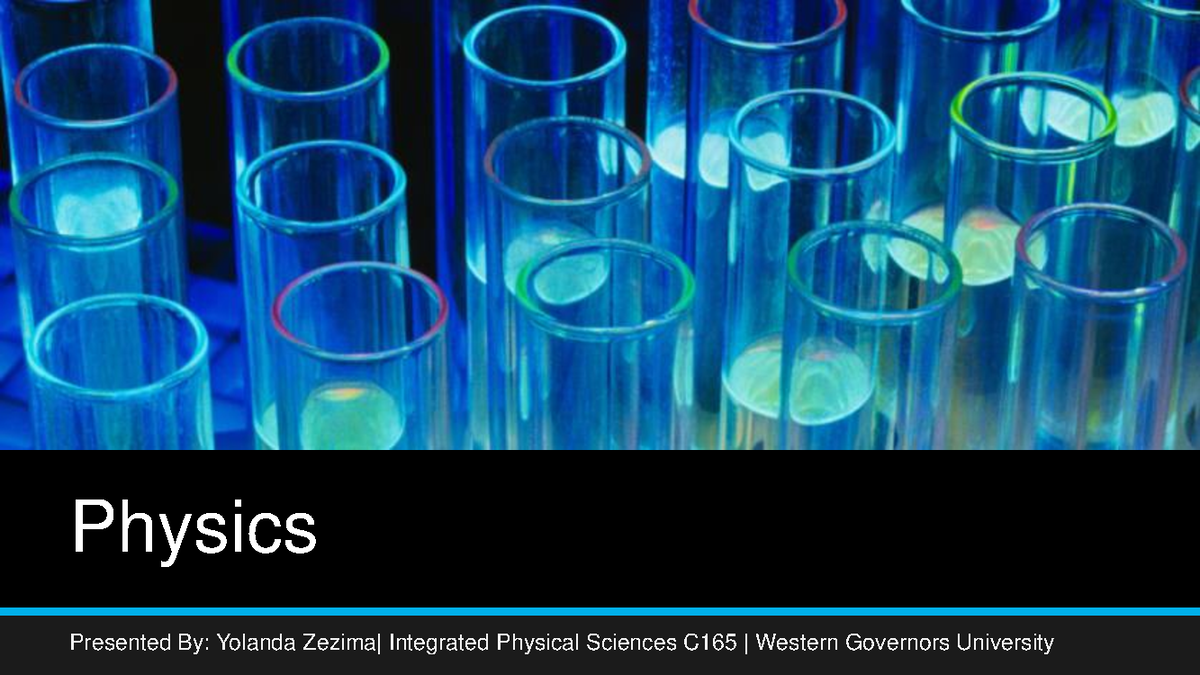 Unit 3 Presentation - Physics Presented : Yolanda Integrated Physical ...