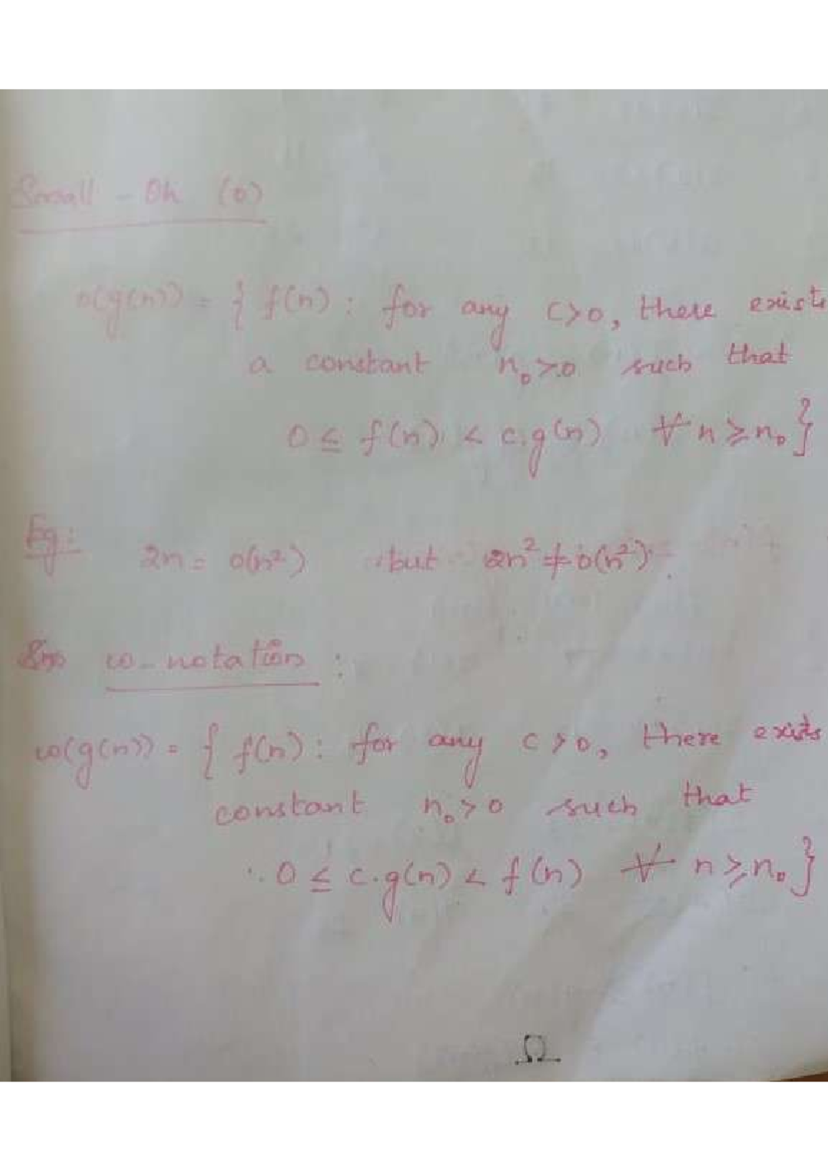 Asymptotic Notations 1 Design And Analysis Of Algorithms Small On O Block F N For Any