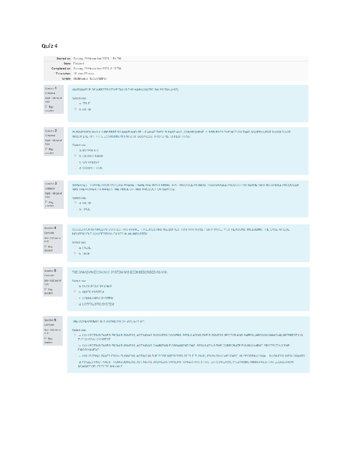 Quiz 4 - Quiz - BUSI 601 - Quiz - Studocu