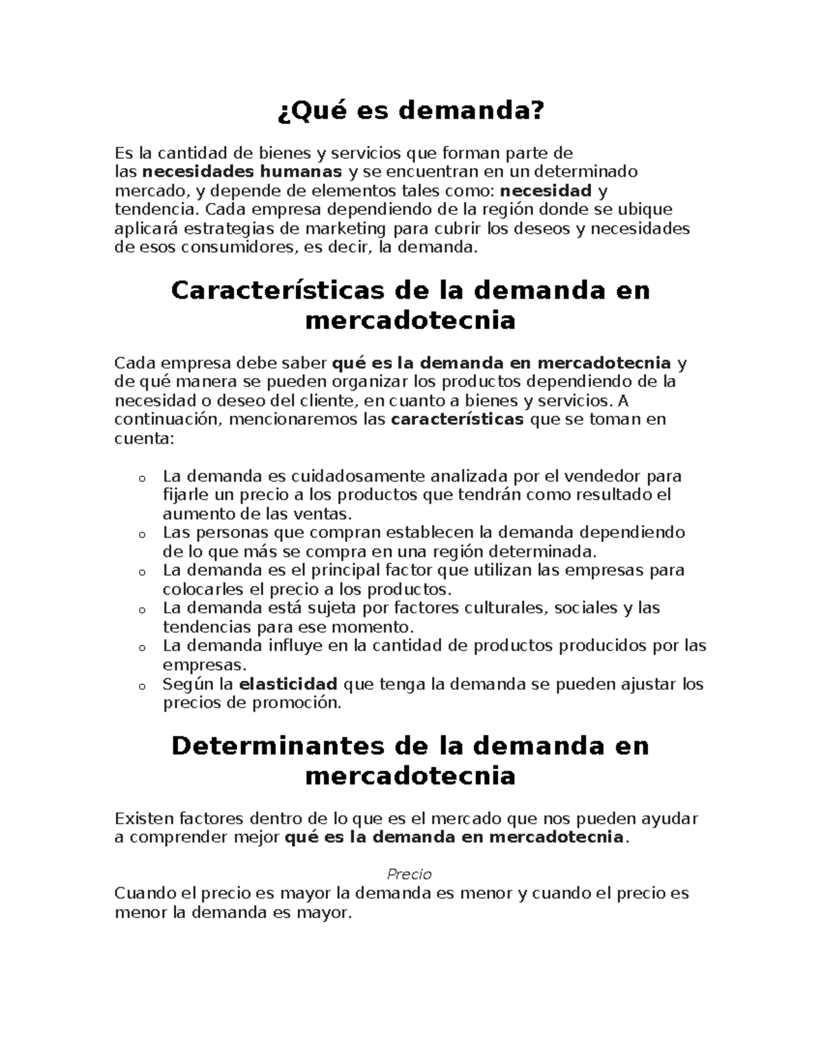 Qué es demanda - Resumen Diseño de material didactico - ¿Qué es demanda ...