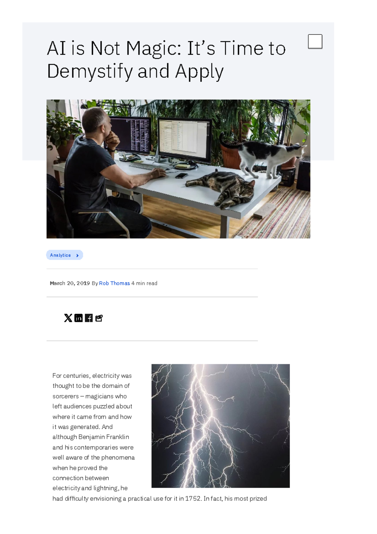 AI is Not Magic It’s Time to Demystify and Apply - AI is Not Magic: It ...