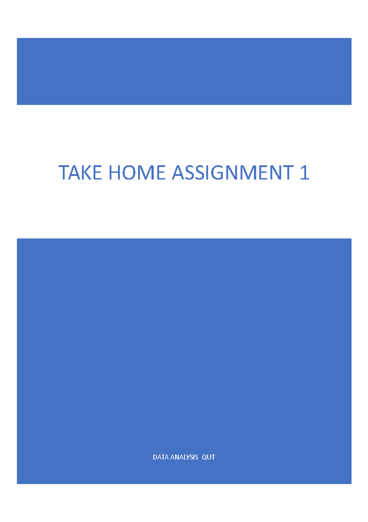 Take Home Assignment 1 - The dataset of 200 observations is contained ...