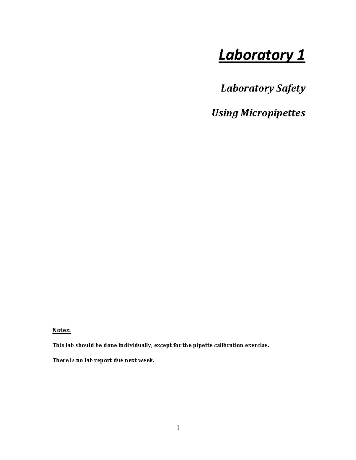 MOL214 #Lab 1 - Professor Daniel Notterman, Professor Elizabeth Gavis ...