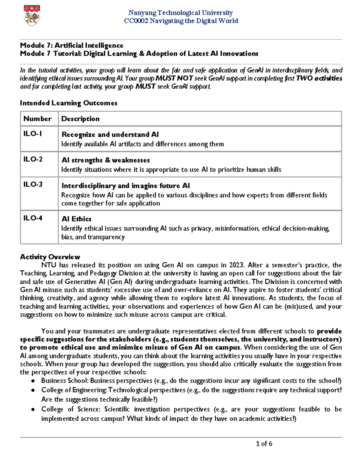 Week 11 Module 7 Tutorial (students)T36-T70 - CC0002 Navigating the Digital World Module 7 ...