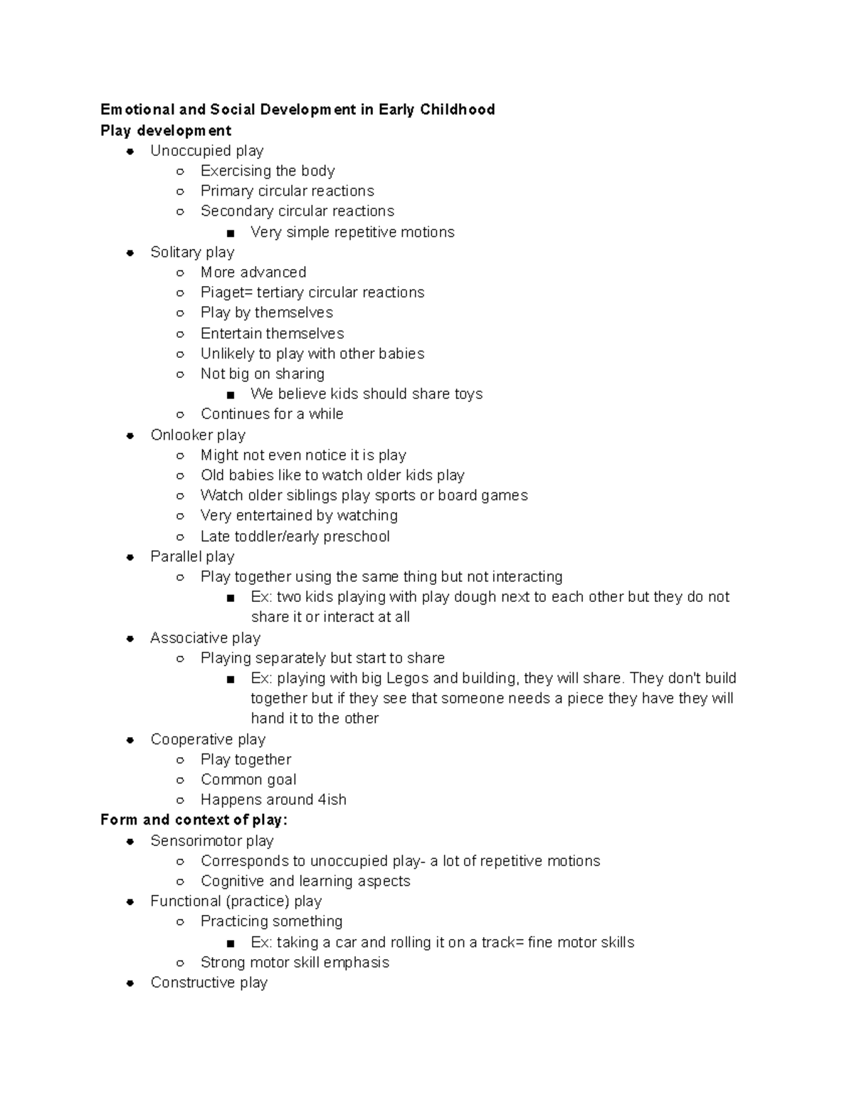 Emotional and Social Development in Early Childhood - They don't build ...