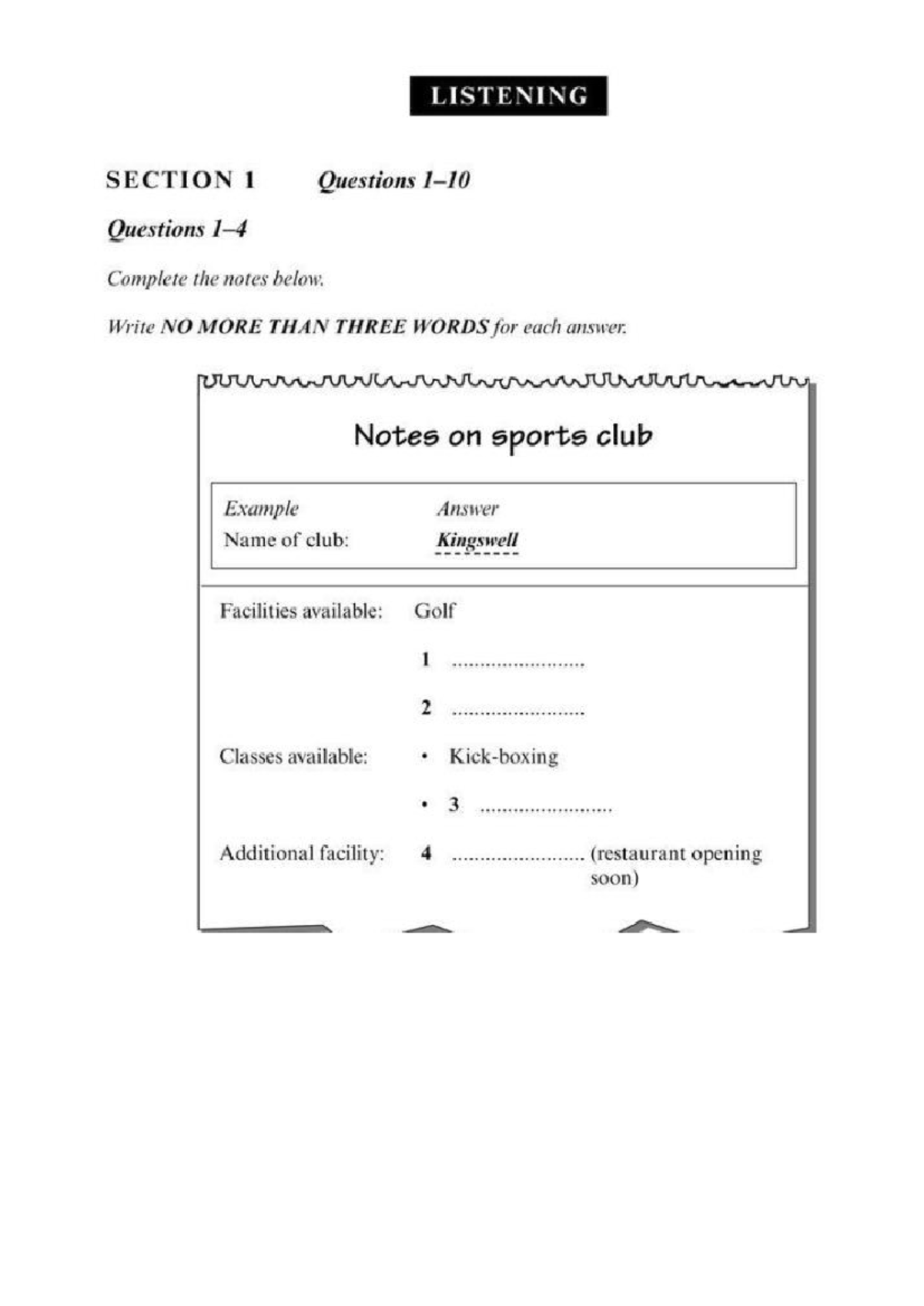 Listening-Practice 1-B6T1S1 - ielts files - LISTENING SECTION 1 ...