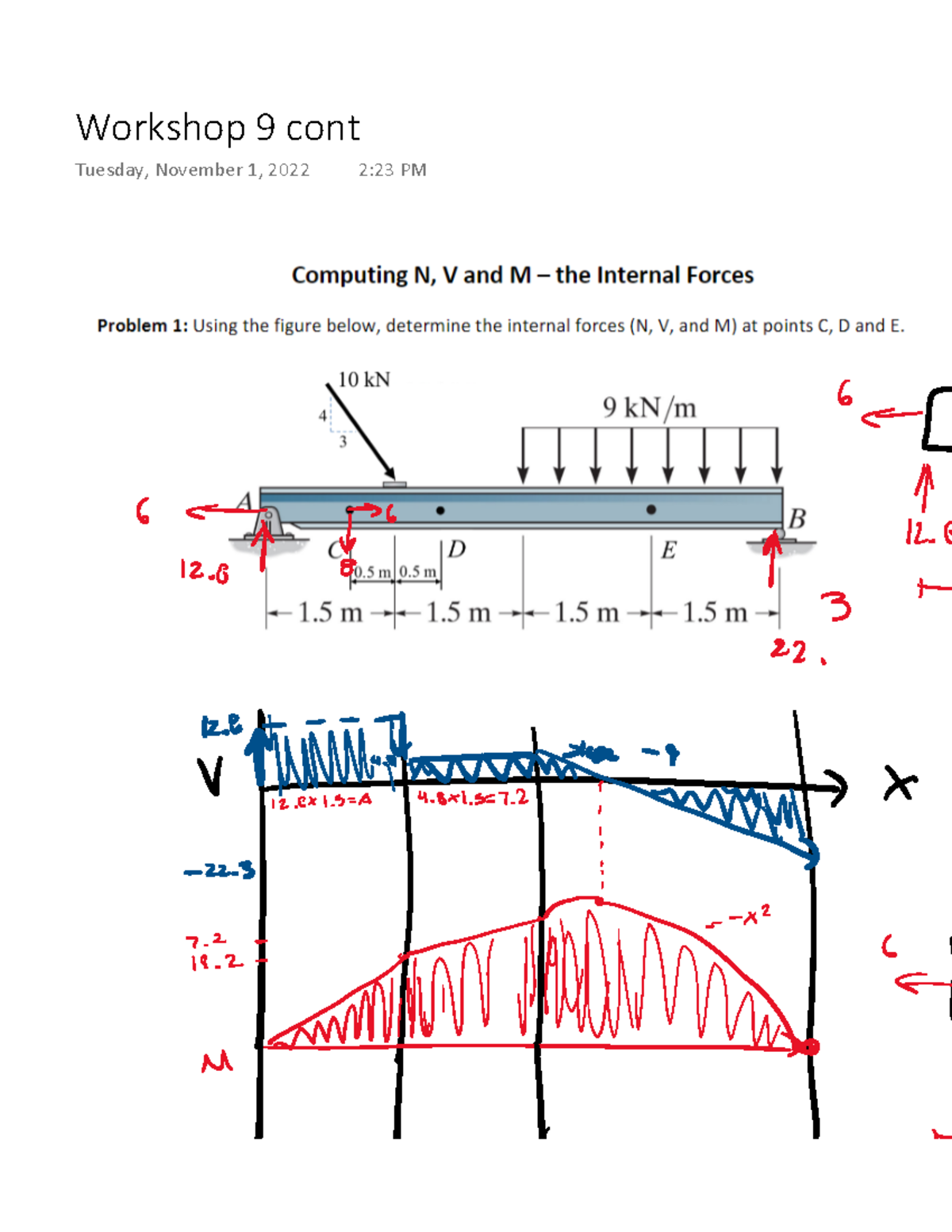 Workshop 9 cont - Professor: Lynch, Maureen Ellen - MCEN 2023 ...
