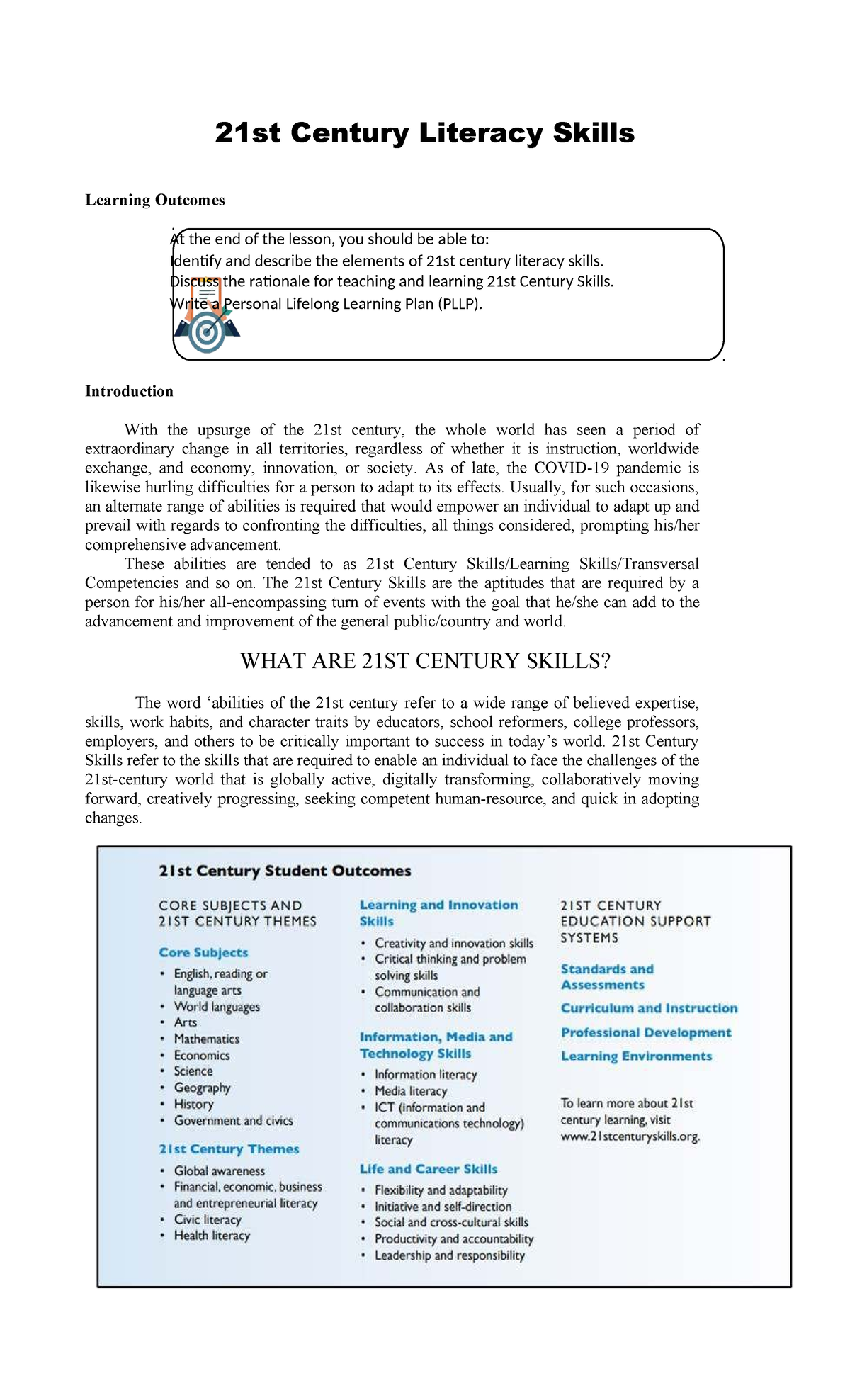 21st Century Literacy Skills - 21st Century Literacy Skills Learning ...