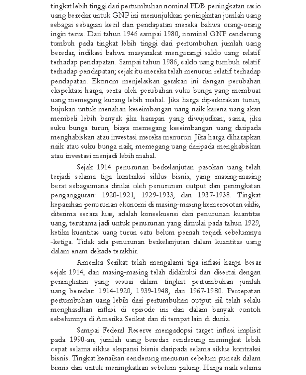 BUKU- Teori- Ekonomi PDF 121 - tingkat lebih tinggi dari pertumbuhan nominal PDB. peningkatan ...