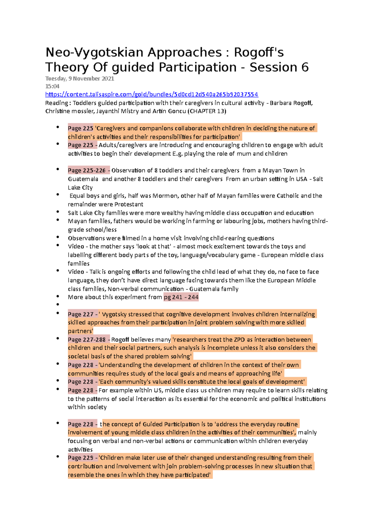 Neo Vygotskian - Neo-Vygotskian Approaches : Rogoff's Theory Of guided ...