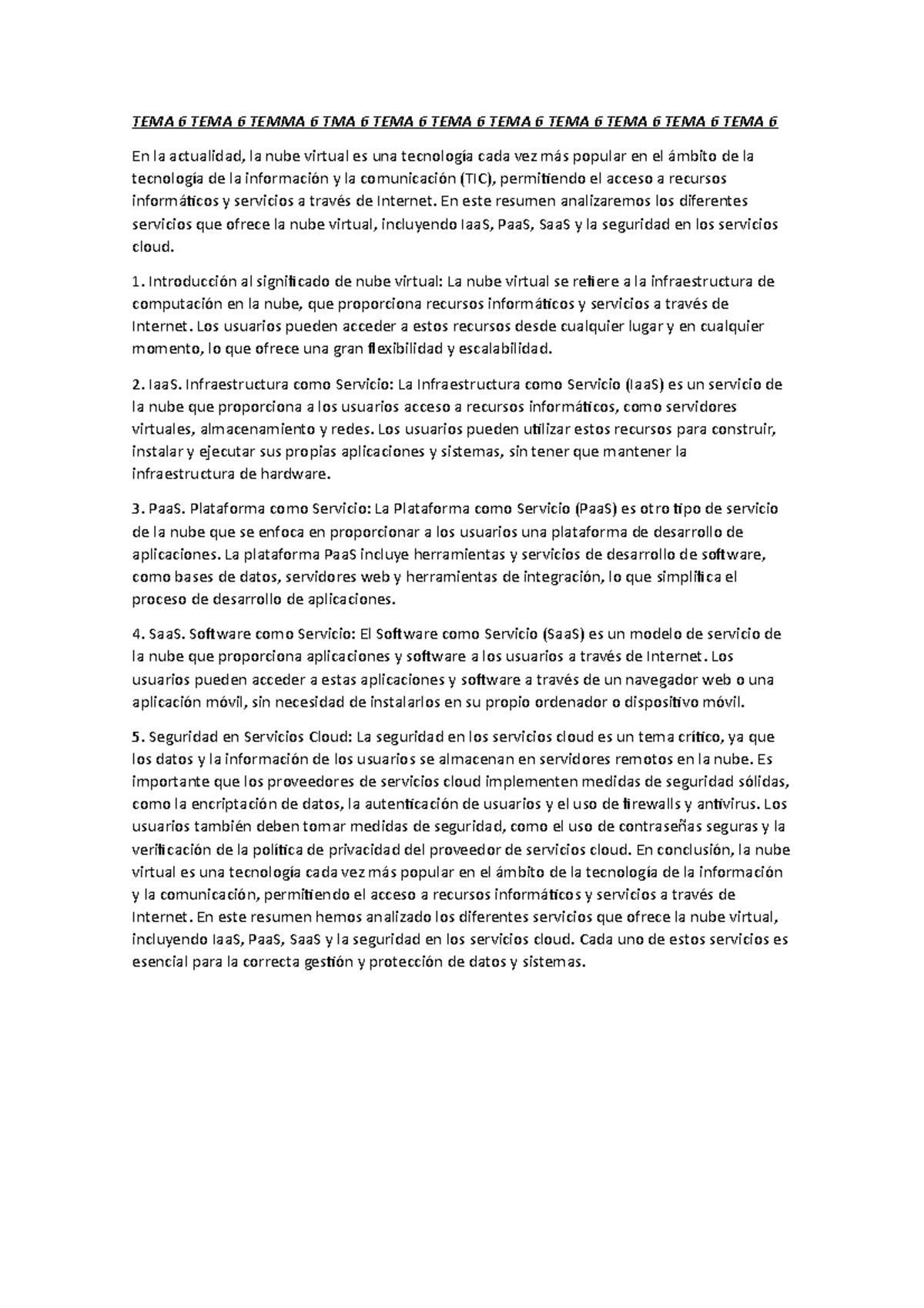 Resumen Fundamentos TIC TEMA 5 - TEMA 6 TEMA 6 TEMMA 6 TMA 6 TEMA 6 TEMA 6 TEMA 6 TEMA 6 TEMA 6 ...