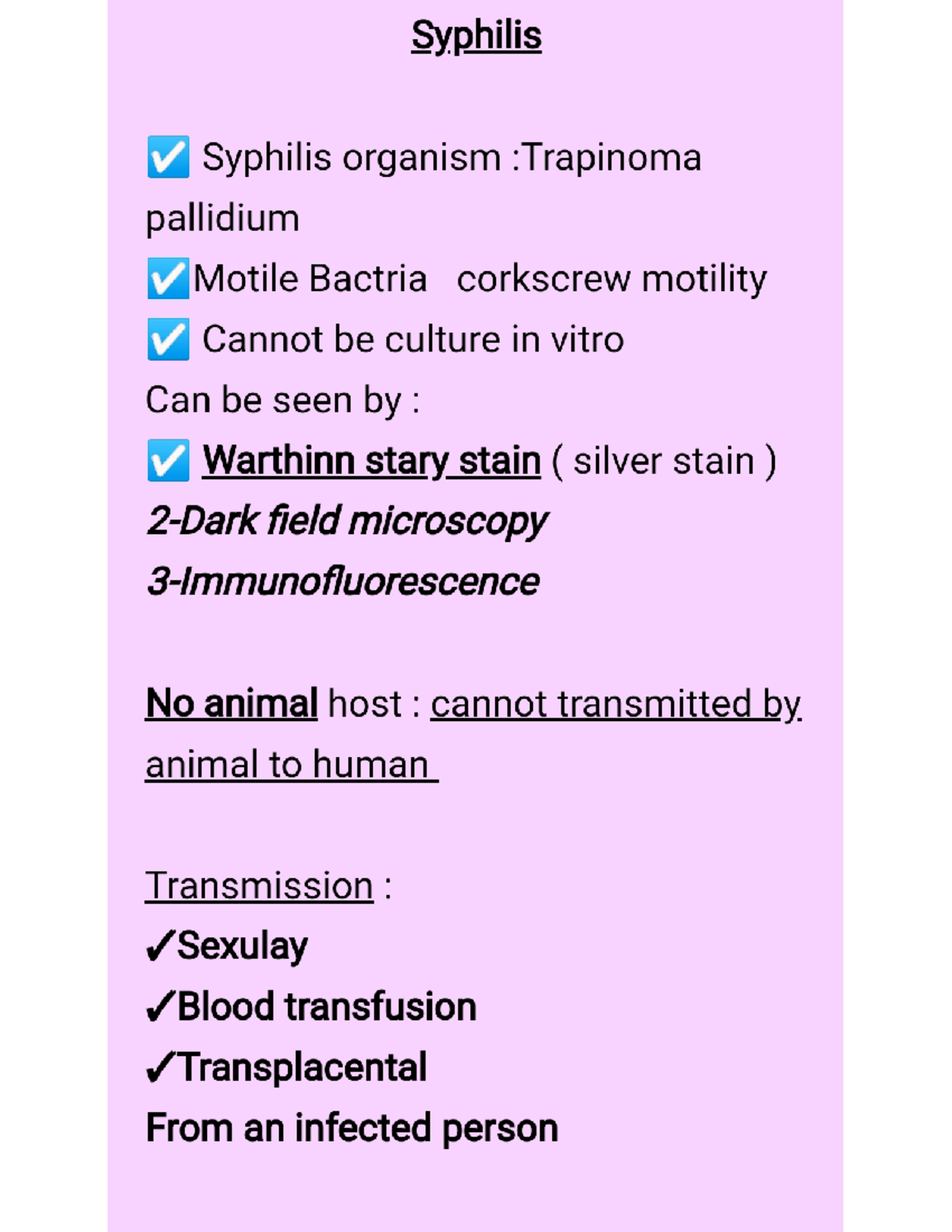 Syphiliis notes and extras - Dermatology & Reproduction Diseases - Studocu