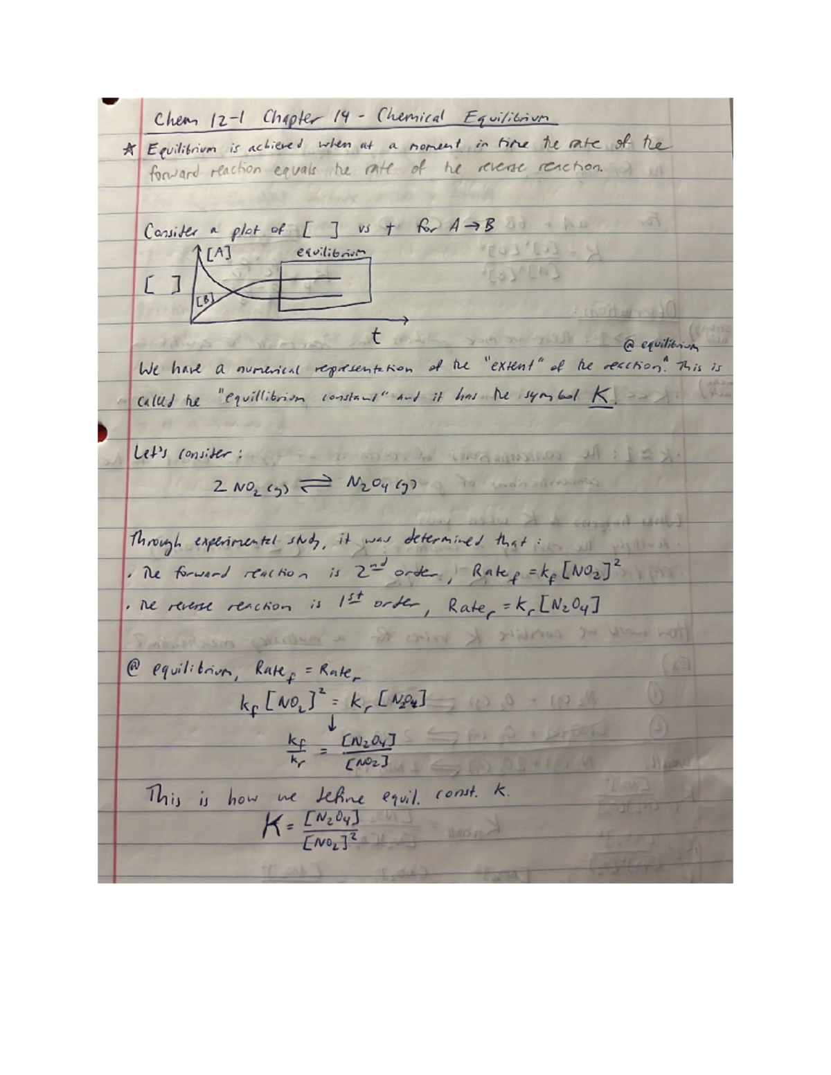 General Chemistry Chapter 14 notes - CHEM 1161 - Studocu