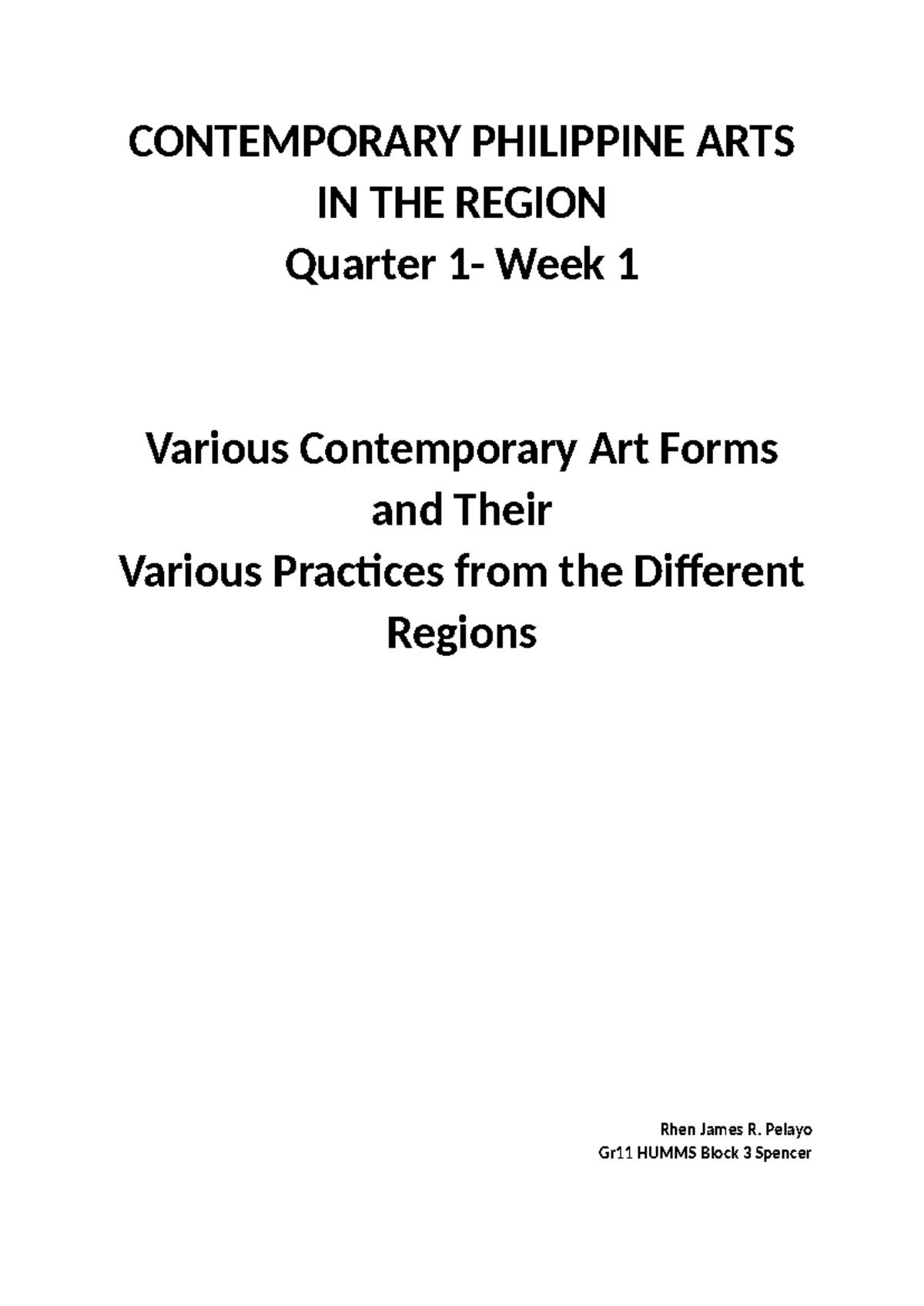 Contemporary Philippine ARTS IN THE Regio 2 - CONTEMPORARY PHILIPPINE ...