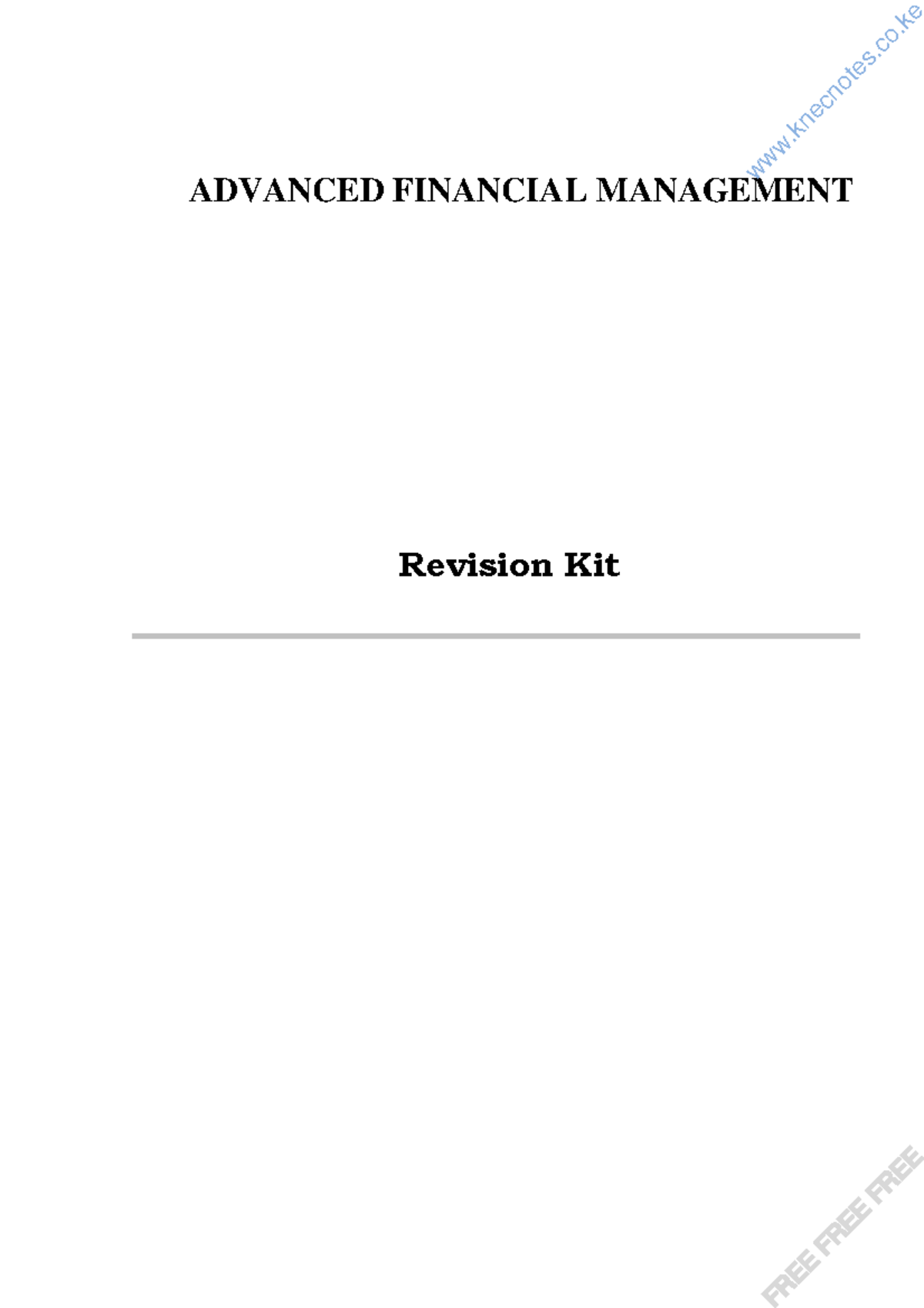 Advanced-FM-R - ADVANCED FINANCIAL REPORTING - ADVANCED FINANCIAL ...