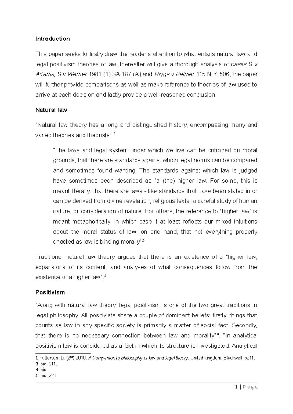 Intro to law group ass 2 final - Introduction This paper seeks to ...