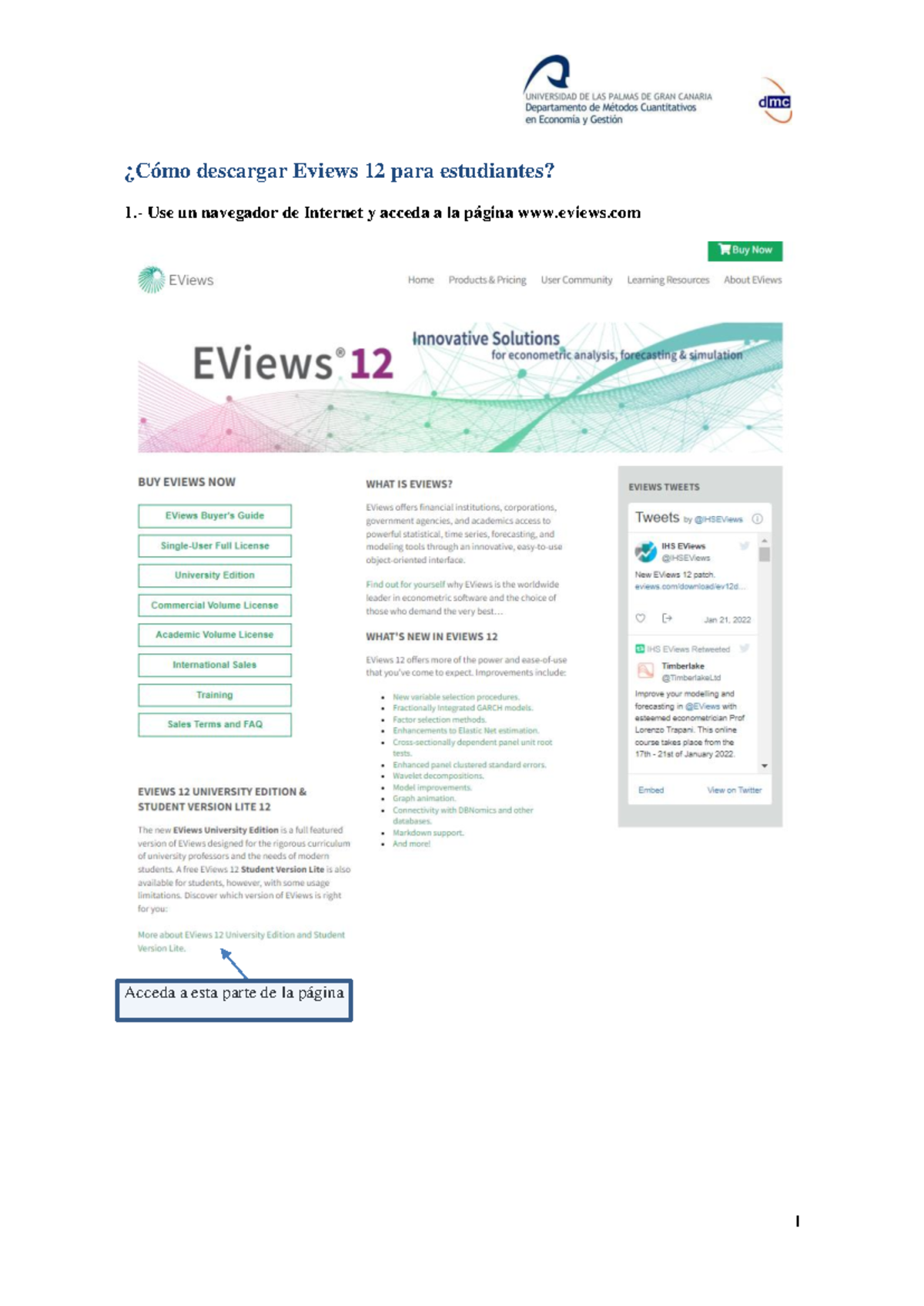 Manual de descarga del programa Eviews Student Lite - ¿Cómo descargar Eviews 1 2 para ...