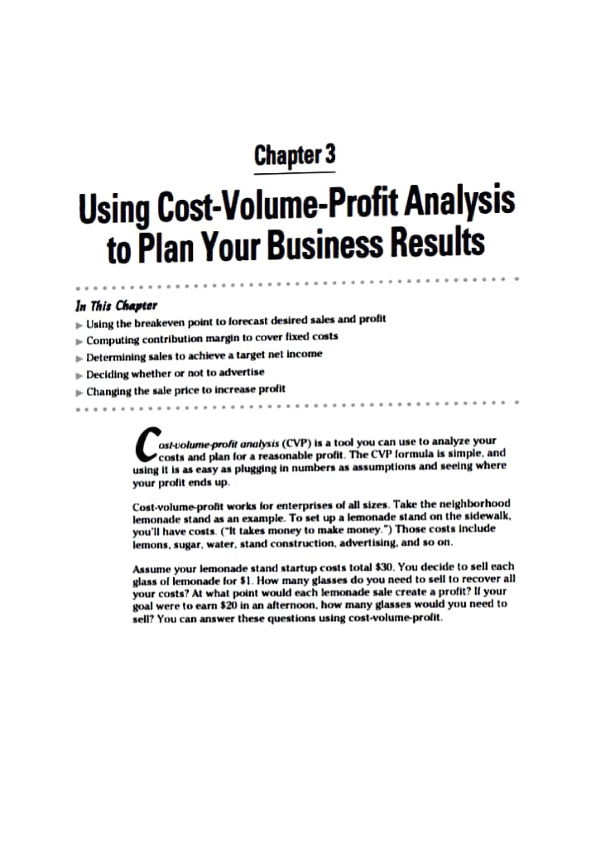Adobe Scan 24 Nov 2022 - Cost accounting lecture note 3 - Chapter Using Cost-Volume-Profit ...