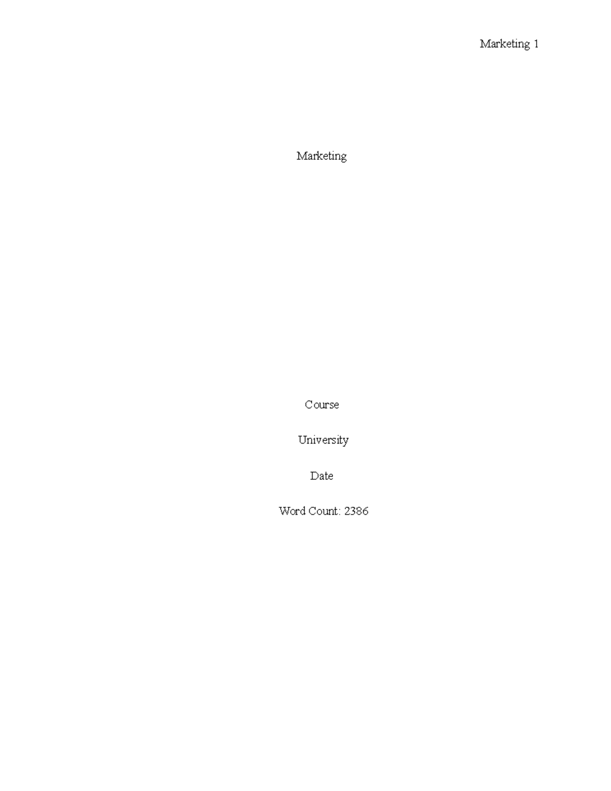 Marketing (zappos ) - Marketing Course University Date Word Count: 2386 ...