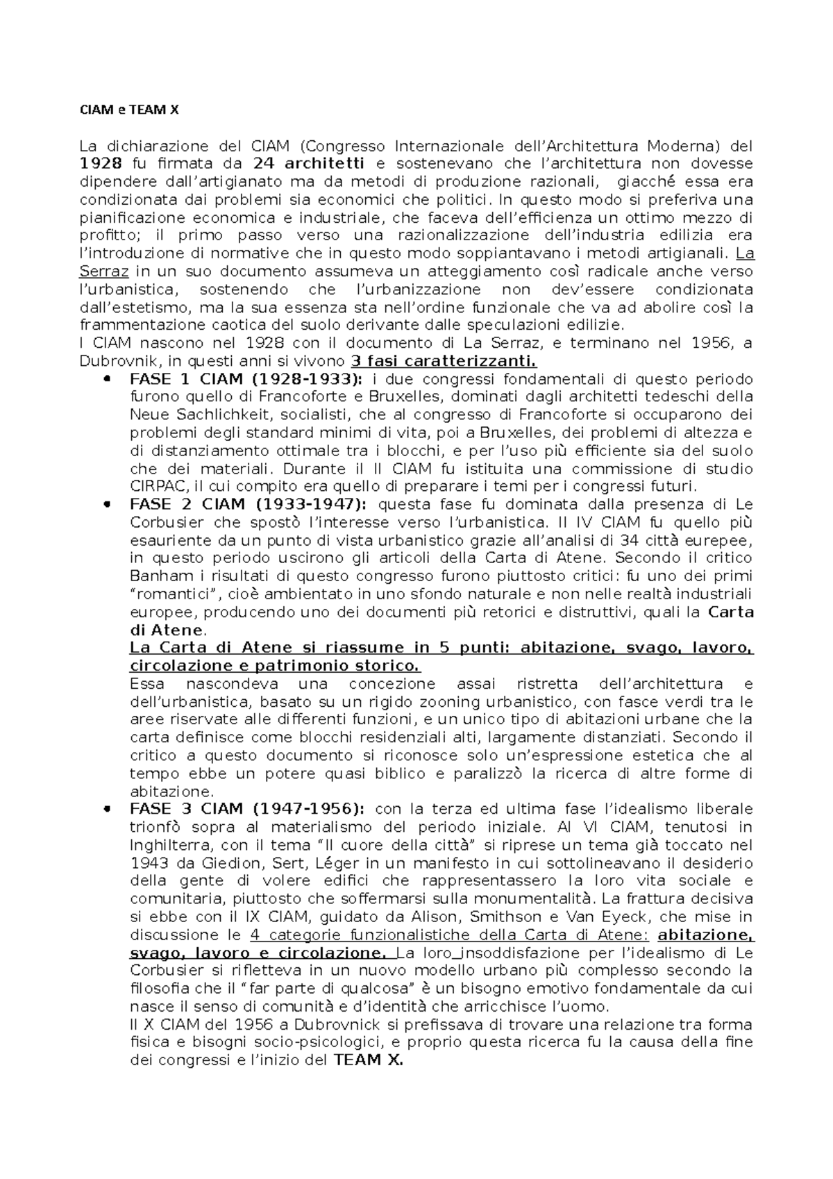 15 Ciam e Team X rielaborazione kennet frampton - CIAM e TEAM X La ...