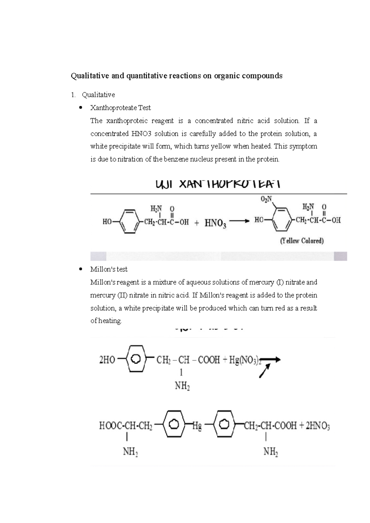 A concentrated sodium hydroxide solution - Qualitative and quantitative ...