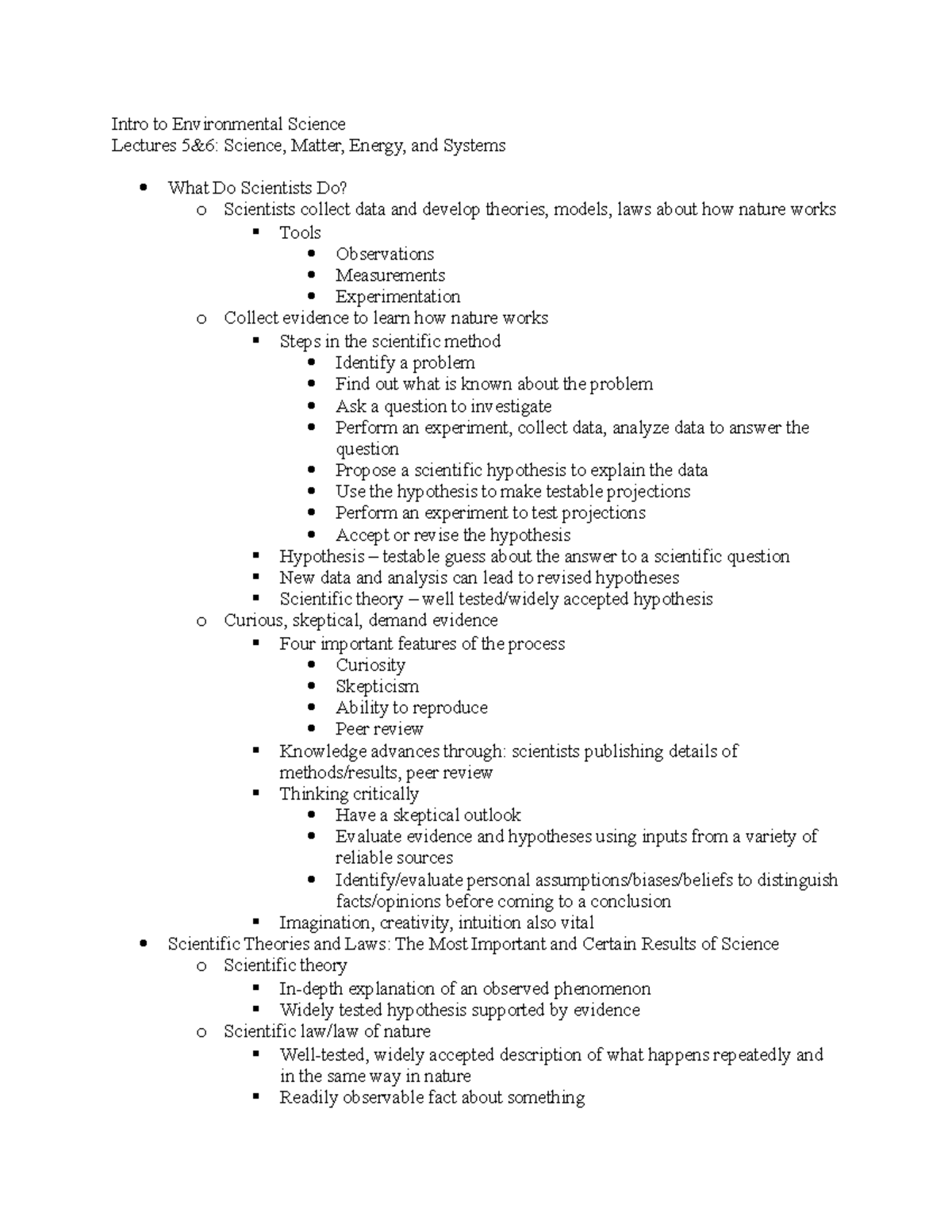 2021-intro to environmental science lec 5-6 energy matter systems docx ...