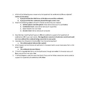 Chapter 1 practice questions - The following are example exam questions ...