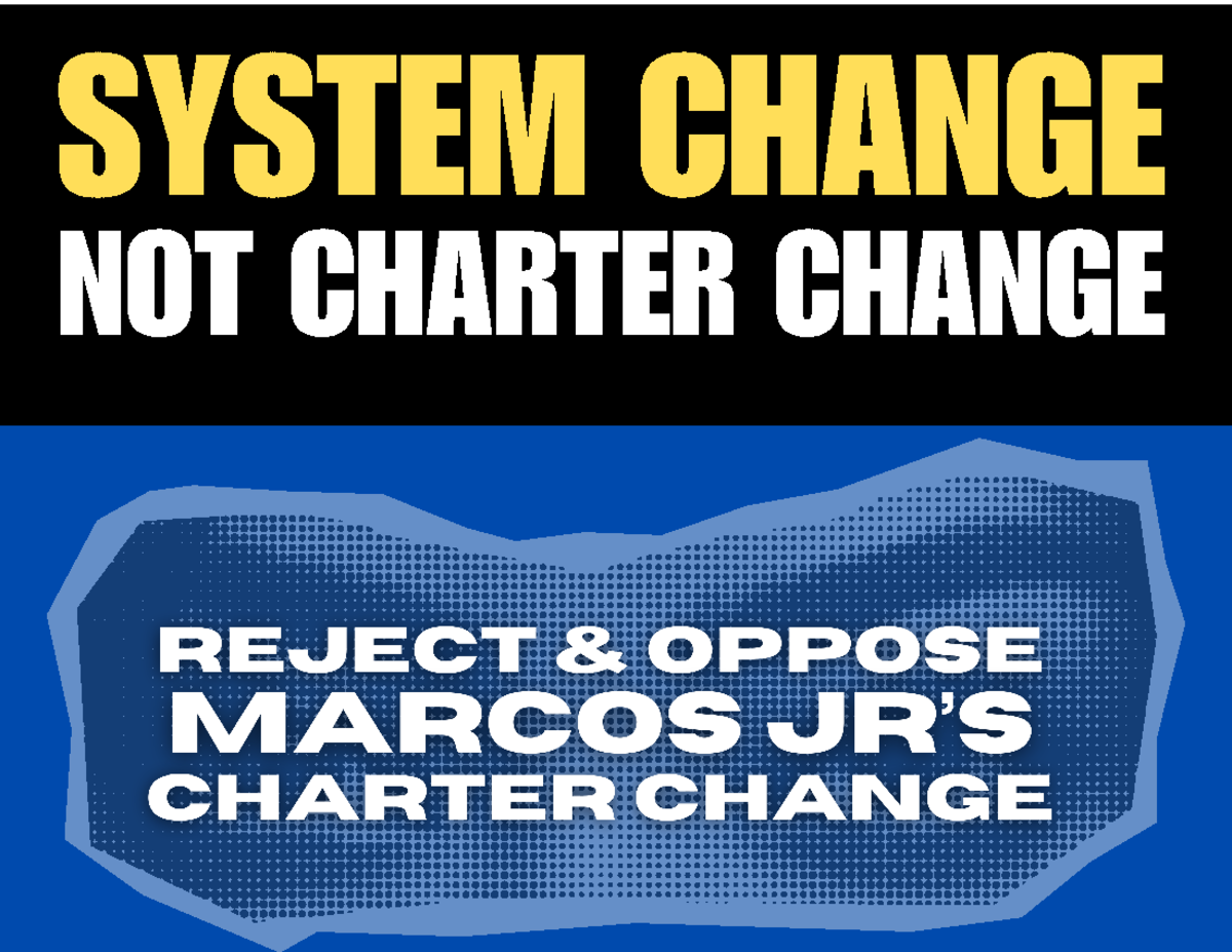 System Change Charter Change 1 - The Life And Works Of Rizal - SYSTEM ...