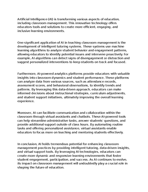 Artificial Intelligen 23 - Artificial Intelligence (AI) is ...