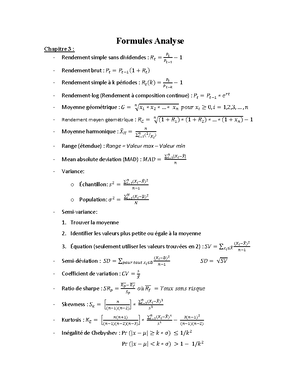 Feuille de note Intra - Qualitative Quantitative Échelle nominale ...
