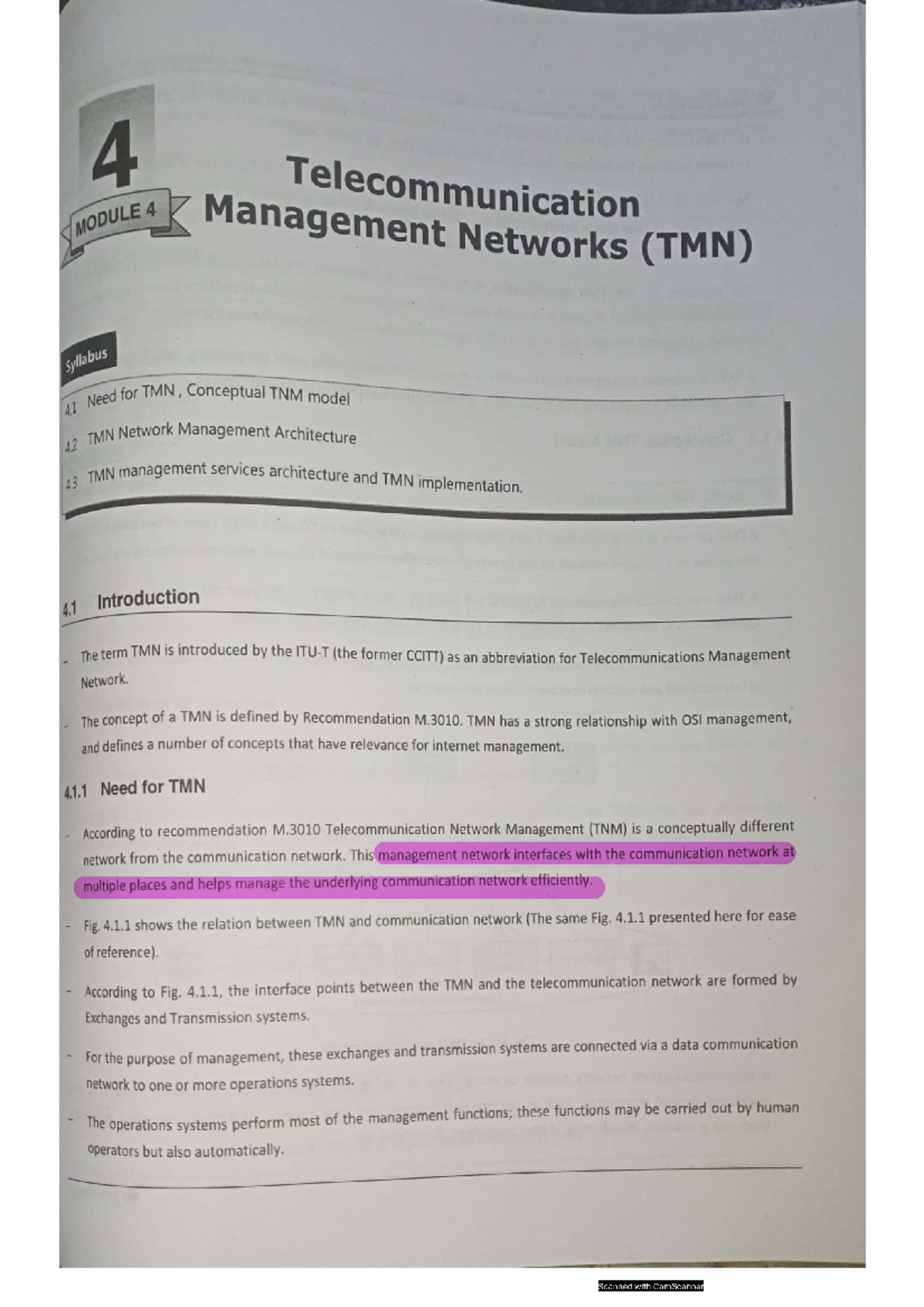 Nmt module 4 - Electronics and telecommunication - Studocu