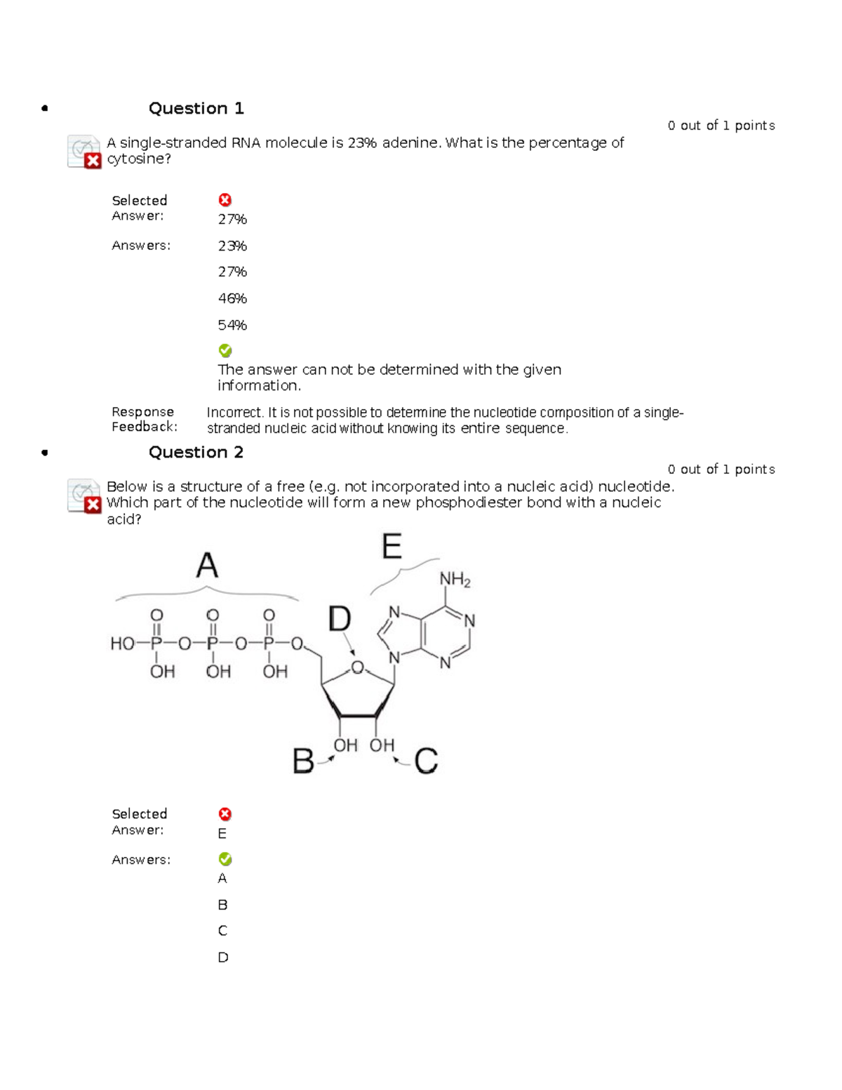 Genetics QUIZ 3 - notes and practice for exam and quizzes - Question 1 ...