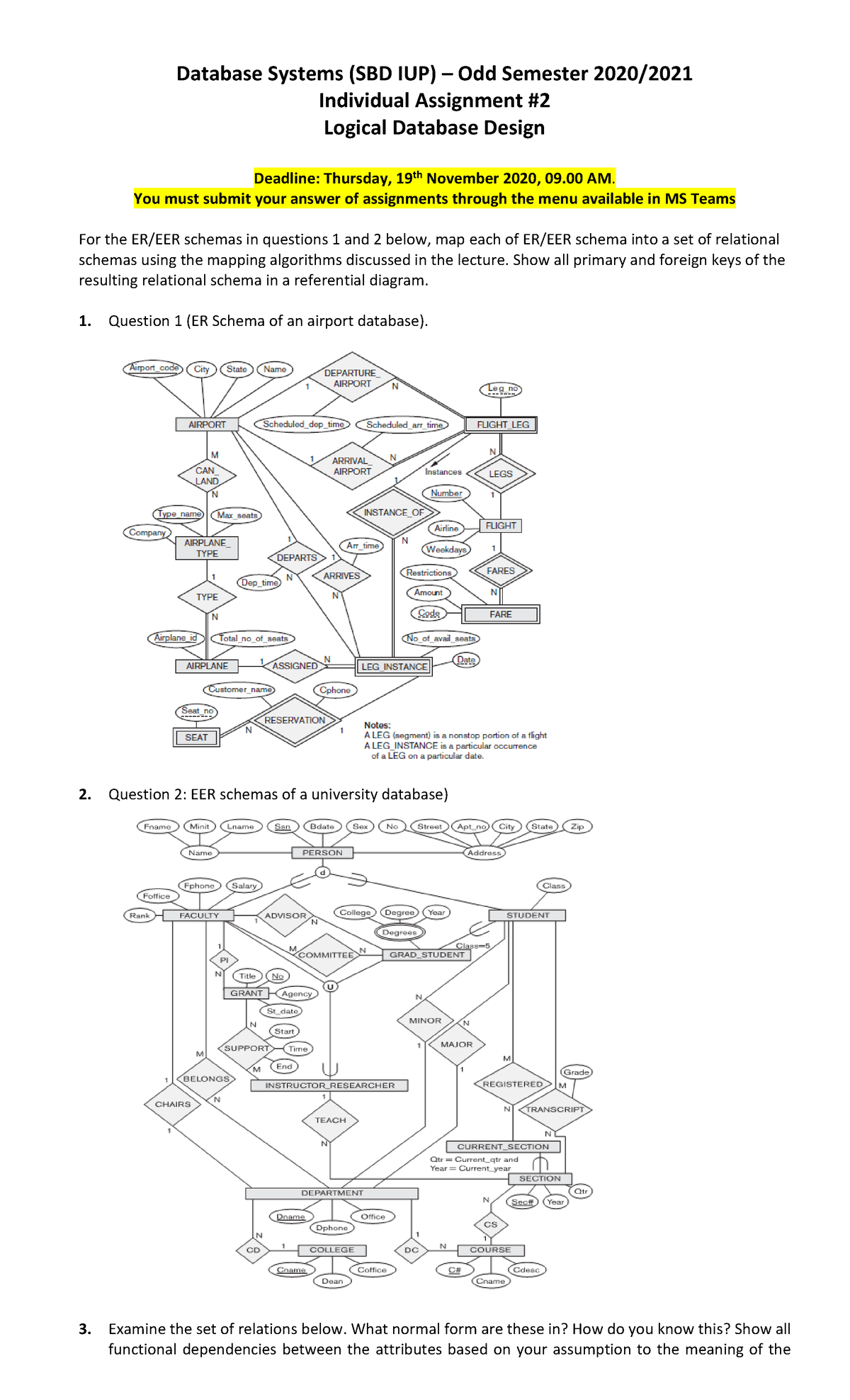Individual Assignment 2 - Database Systems (SBD IUP) – Odd Semester 2020/ Individual Assignment ...
