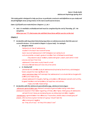 Chapter 8 notes - Families-Chapter 8 Reciprocal Socialization ...