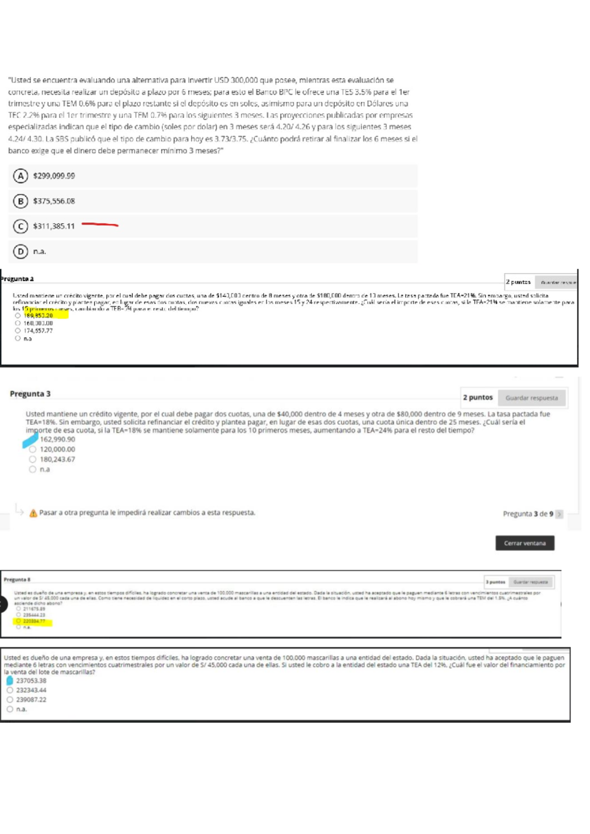 MAS Fijas PARA Parcial DE Matefi - Matemática financiera - Studocu