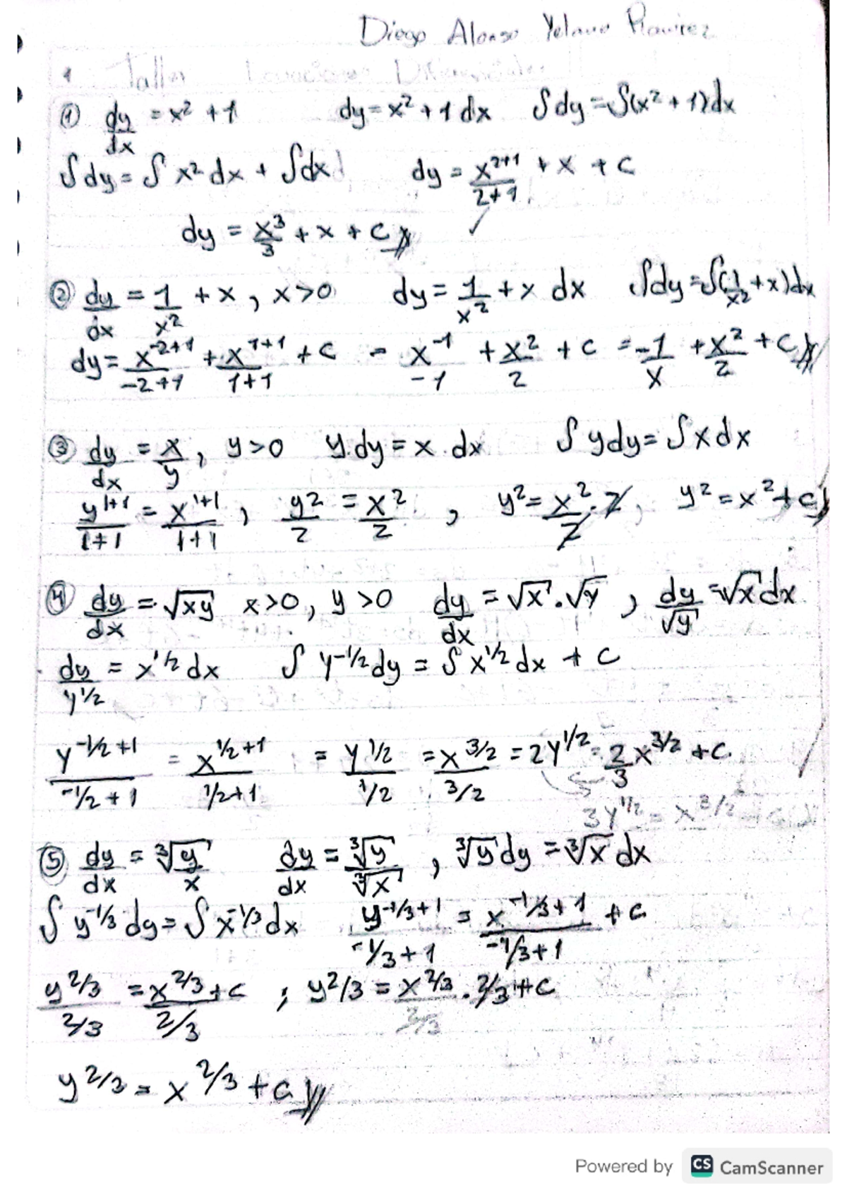 Taller calculo integral - Calculo Integral - Studocu