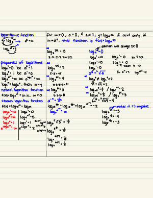 Linear function - Notes to study - 2. 3 Linear function slope even ...