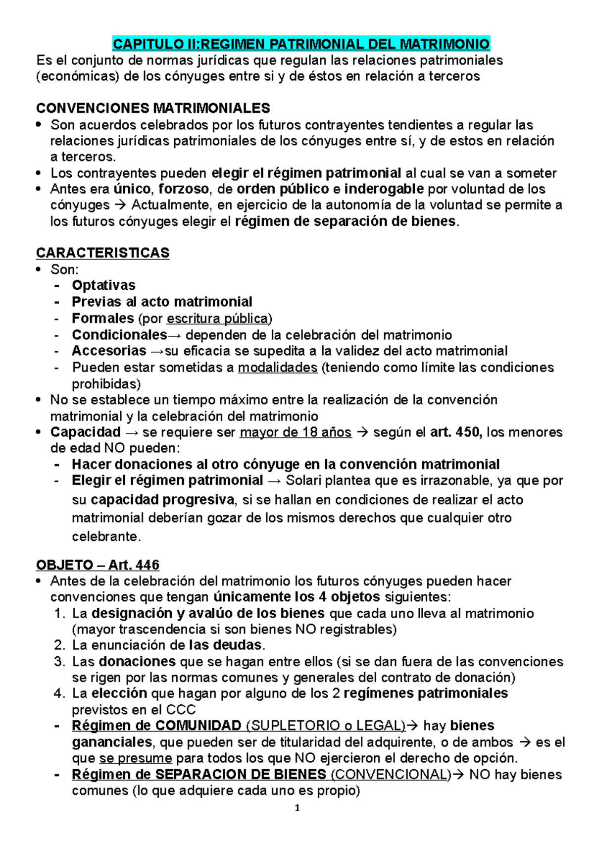 5. Regimen patrimonial del matrimonio de TEMA MATRIMONIAL - CAPITULO II ...
