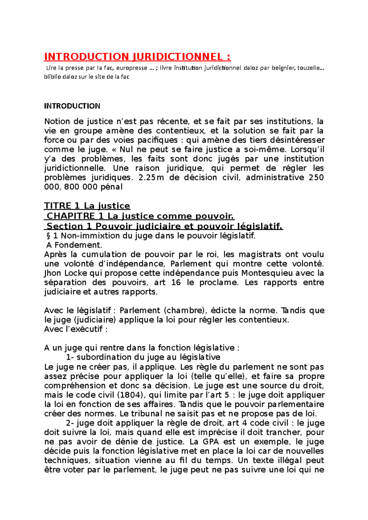 Intro + thème 1 - ttrezt - INTRODUCTION JURIDICTIONNEL : Lire la presse ...