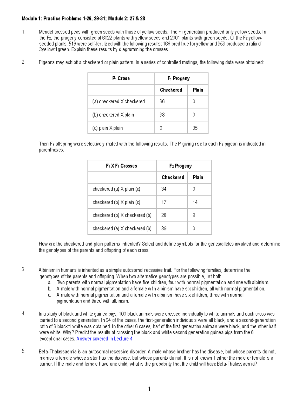Module 1&2 web practice problems all 2019 - Module 1: Practice Problems ...