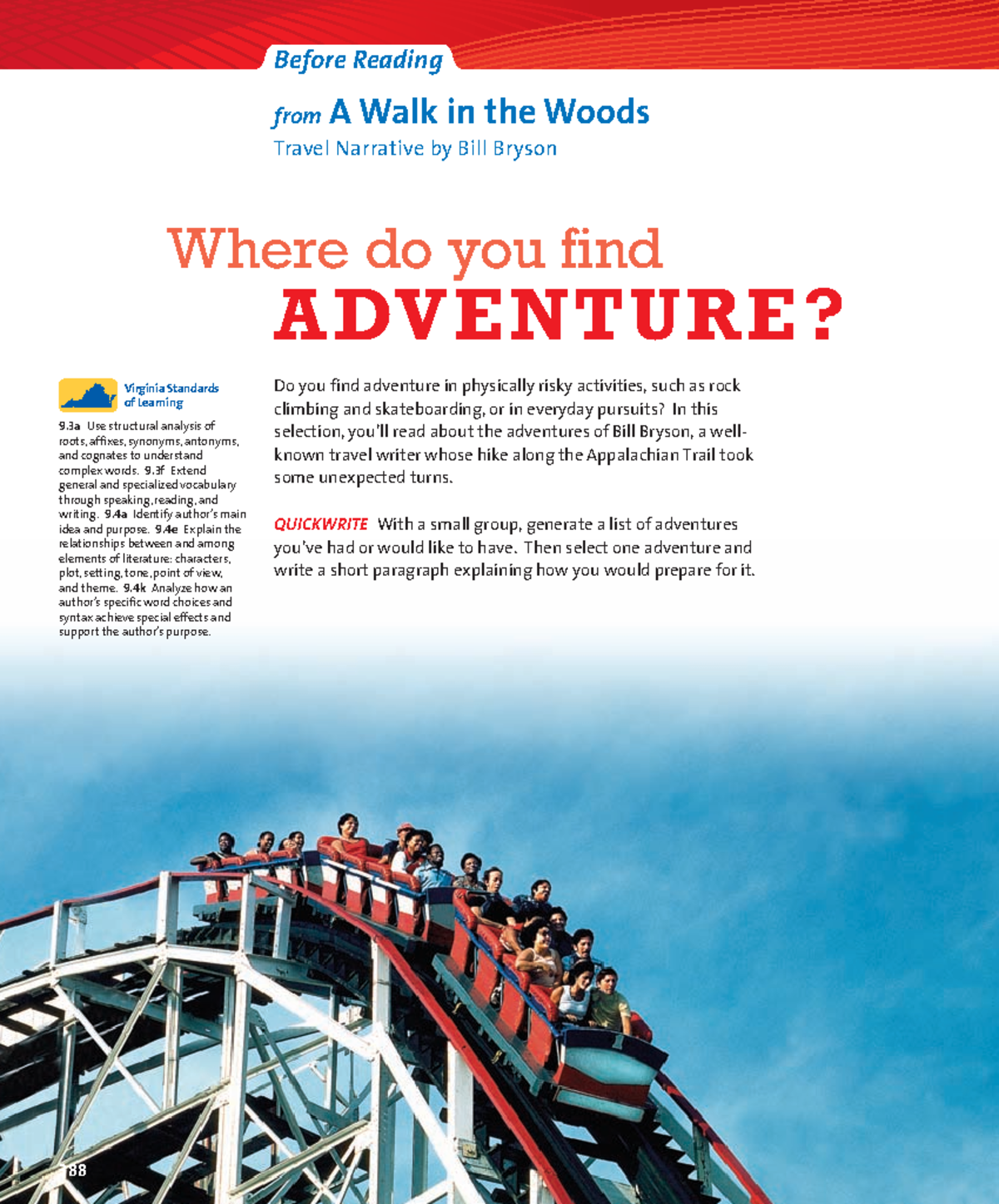 A walk in the woods - fffffffffffff - Before Reading Do you find ...