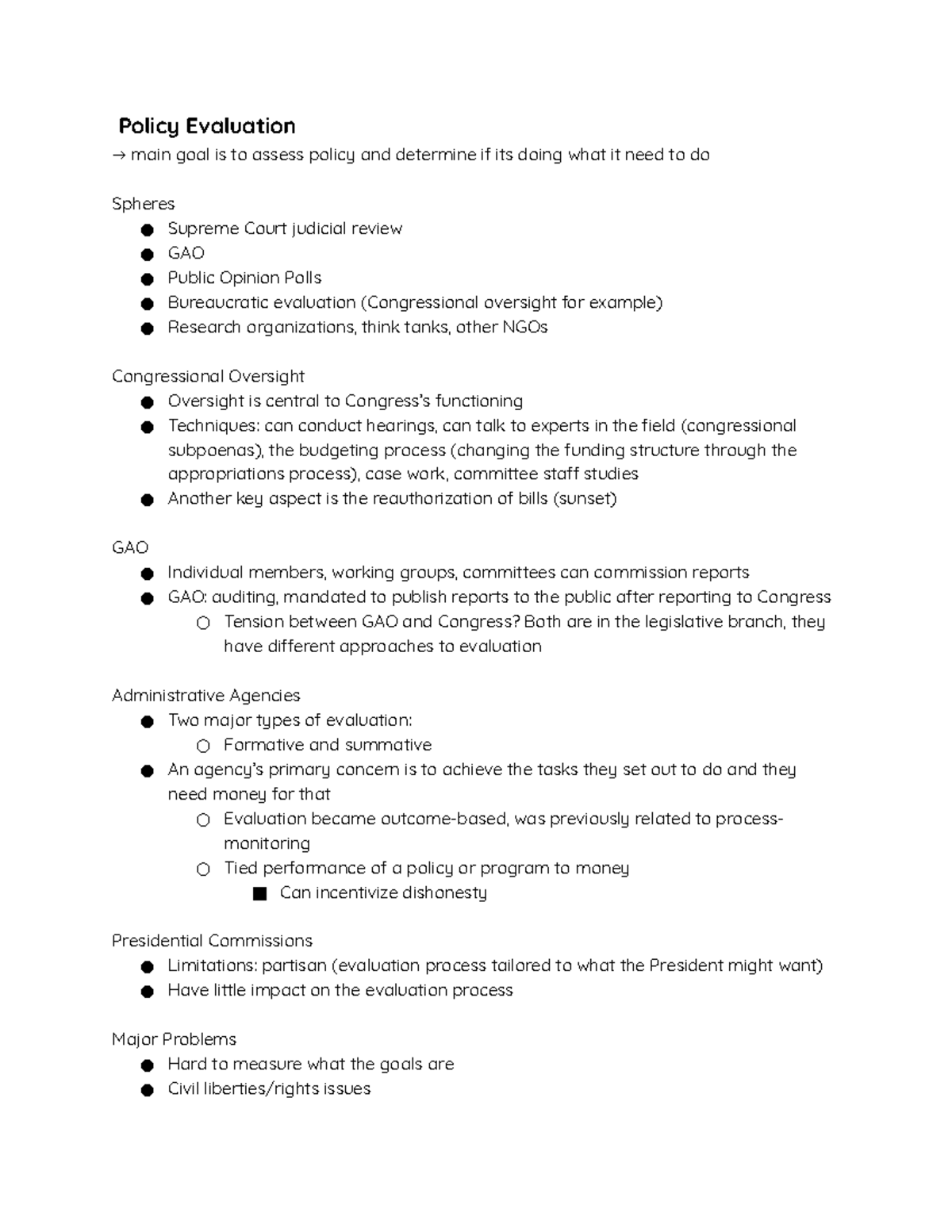 Policy Evaluation - This is an study guide - Policy Evaluation → main ...
