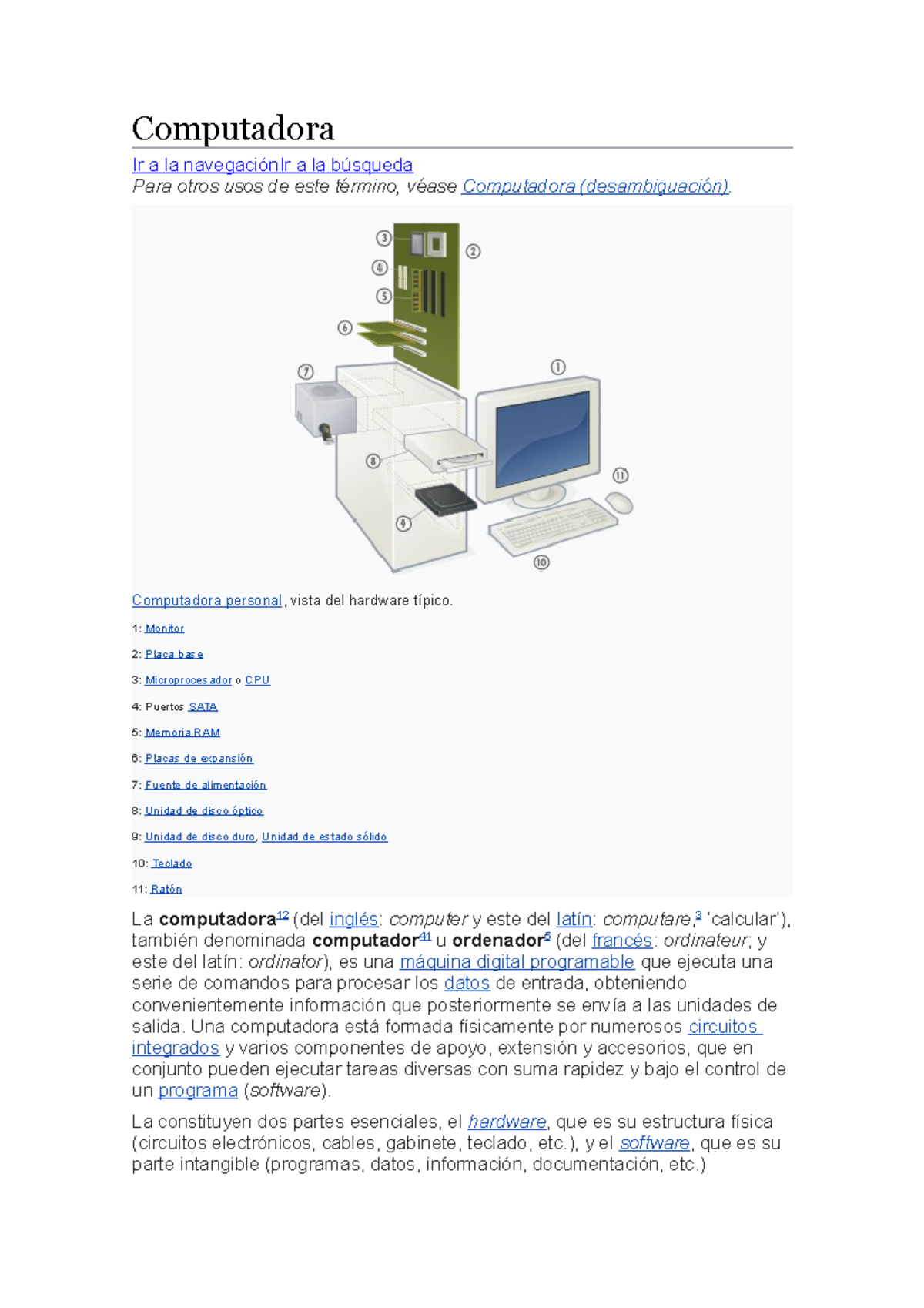 Historia de la Computadora ,su creacion - Computadora Ir a la ...